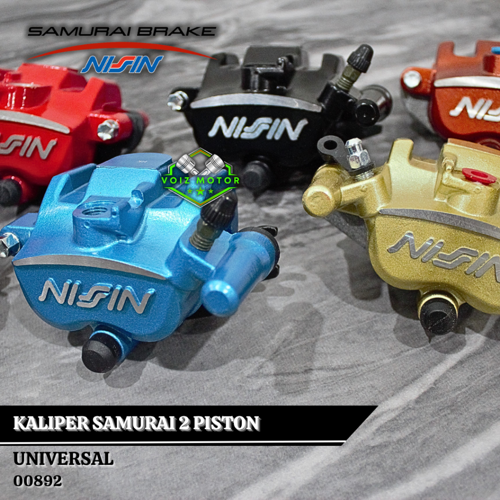 Jual Kaliper Nissin Samurai Brake 2 Piston Kanan Dan Kiri Kaliper 2P Depan Belakang Samurai ...