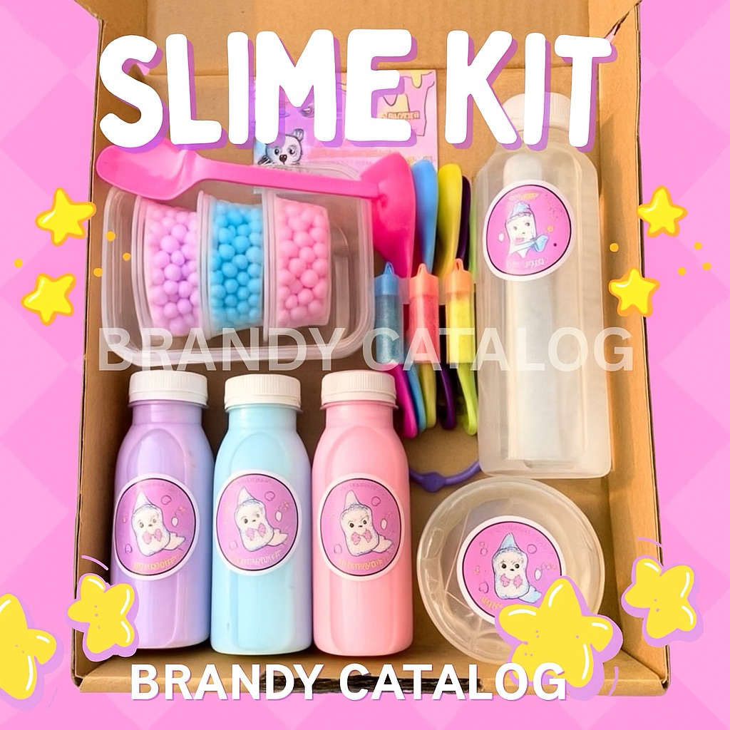Jual [COD] Paket Slime Kit 2 Varian Lengkap Mainan Anak | Shopee Indonesia