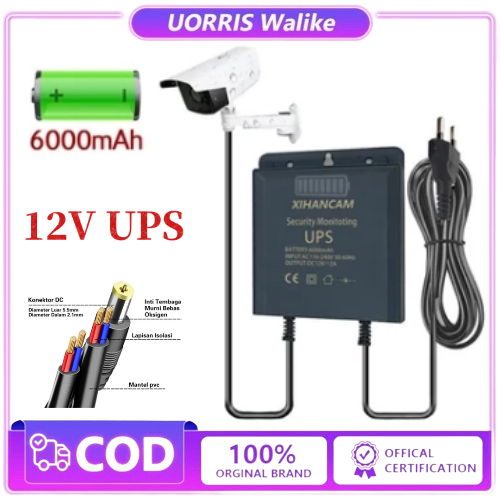 Jual UPS Mini 12V Adaptor Power DC Mini UPS CCTV Untuk Router Wifi ...