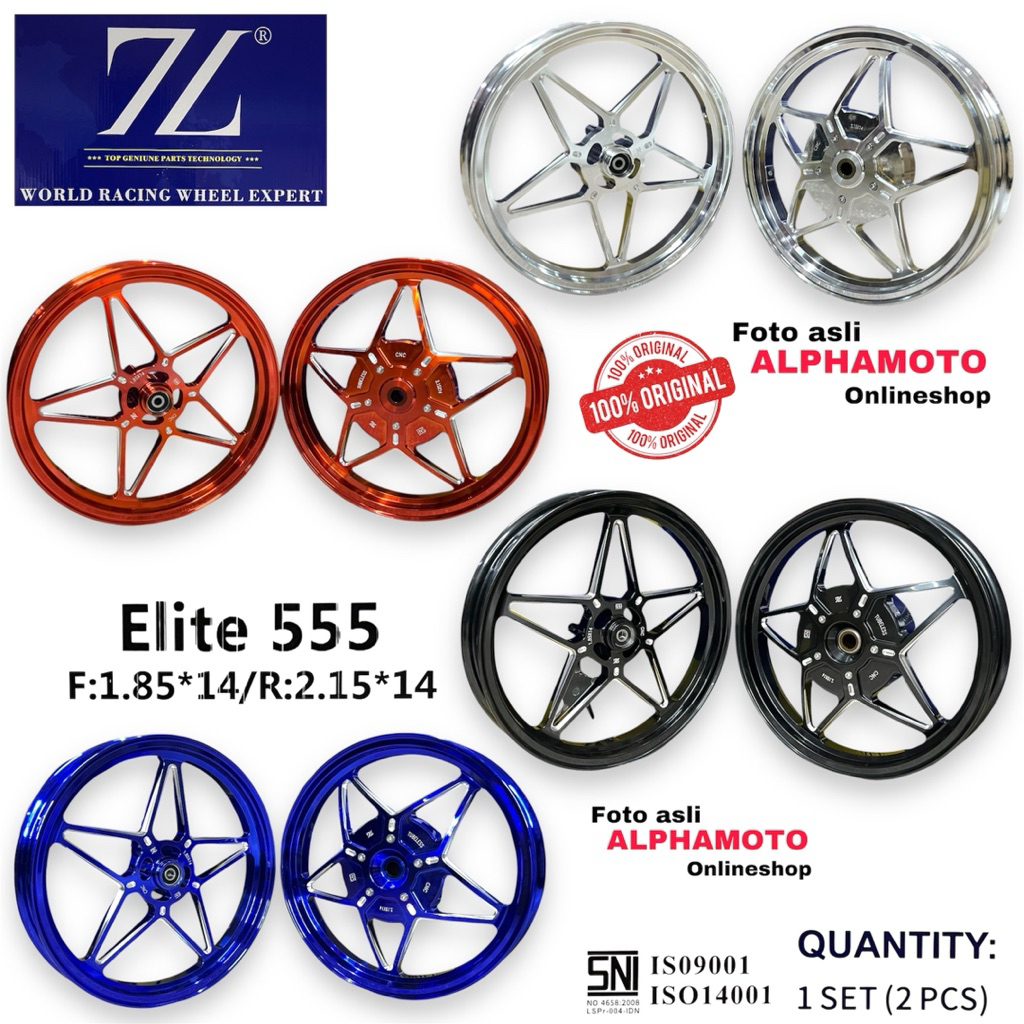 Jual VELG CNC ZL BEAT SCOOPY MIO VARIO 110 125 GENIO SPACY CANDY TONE ...