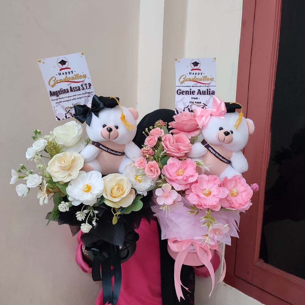 Jual Buket Bunga Buket ARTIFICIAL Boneka Wisuda Bouquet Kaisha Ms ...