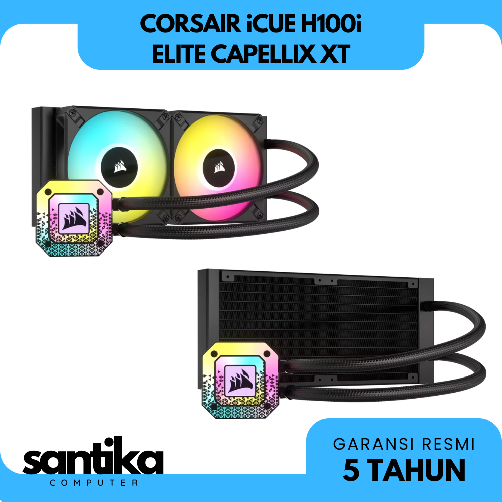 Jual CORSAIR COOLING iCUE H100i ELITE CAPELLIX XT Liquid CPU Cooler ...