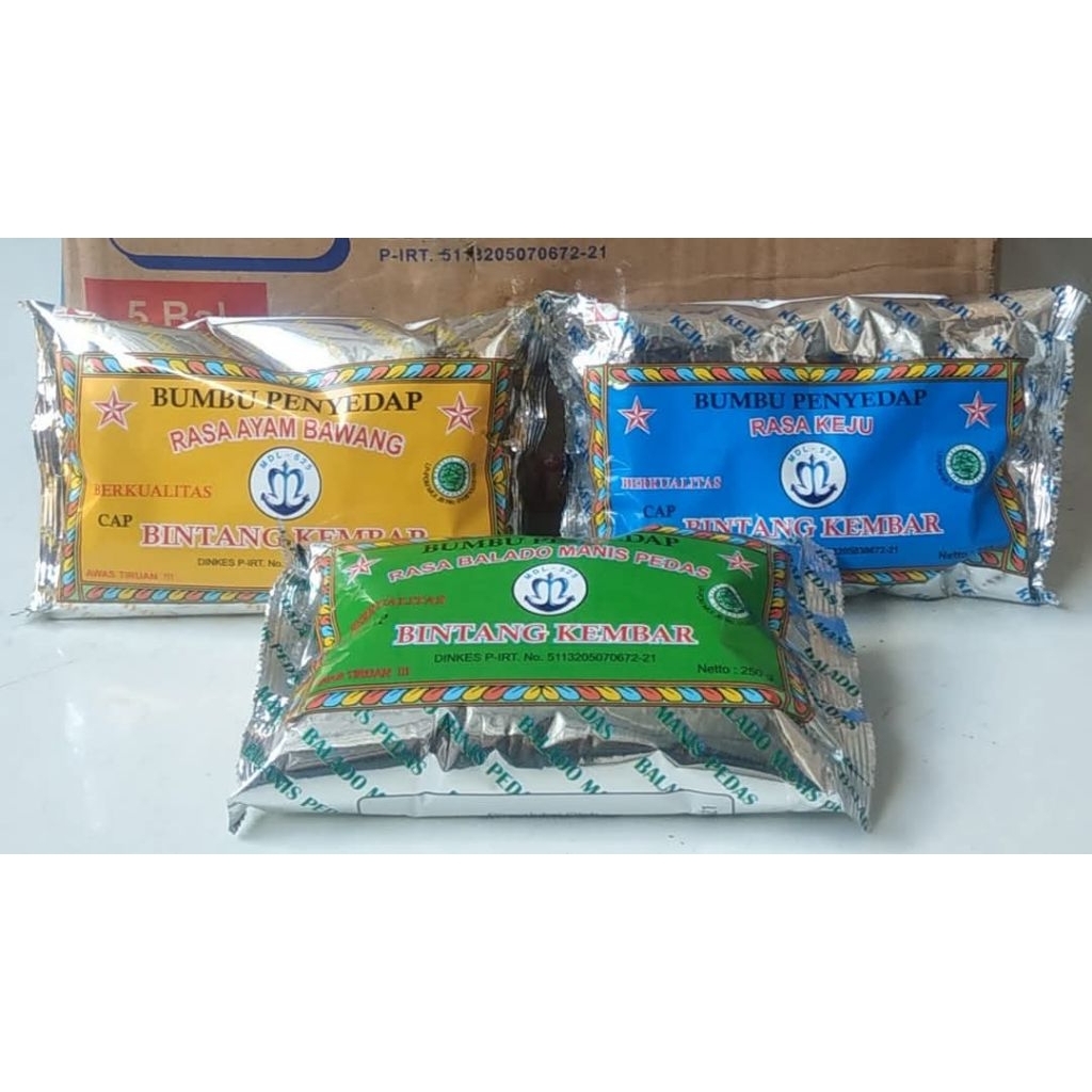 Jual bumbu tabur balado manis pedas - bintang kembar kemasan 250g ...