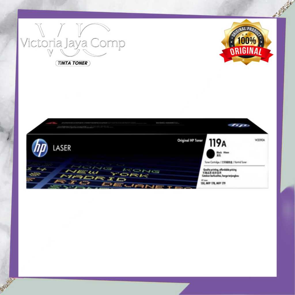 Jual Toner HP LaserJet 119A Original Black and Color HP Laser 150,MFP ...