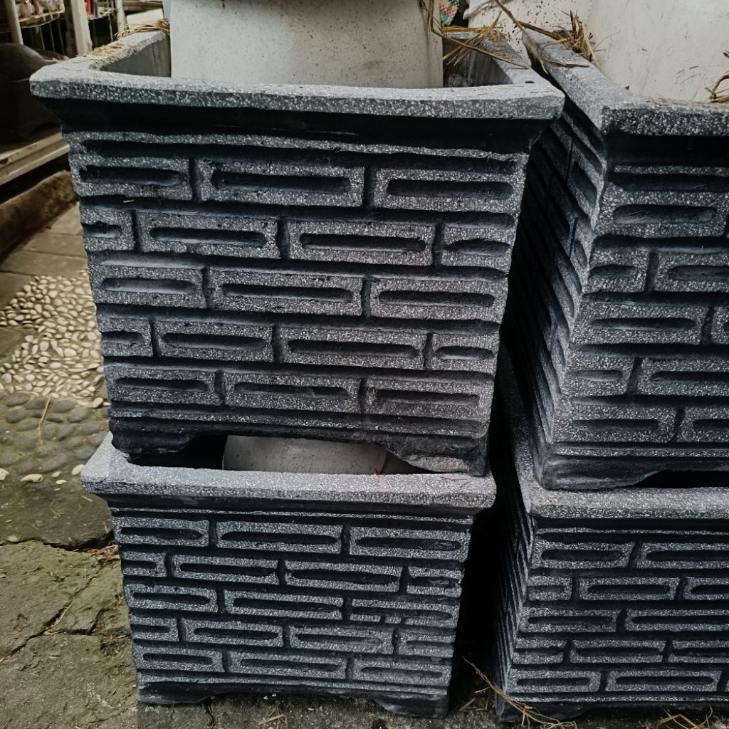 Jual pot beton / pot semen / pot semen kotak L50T50 | Shopee Indonesia