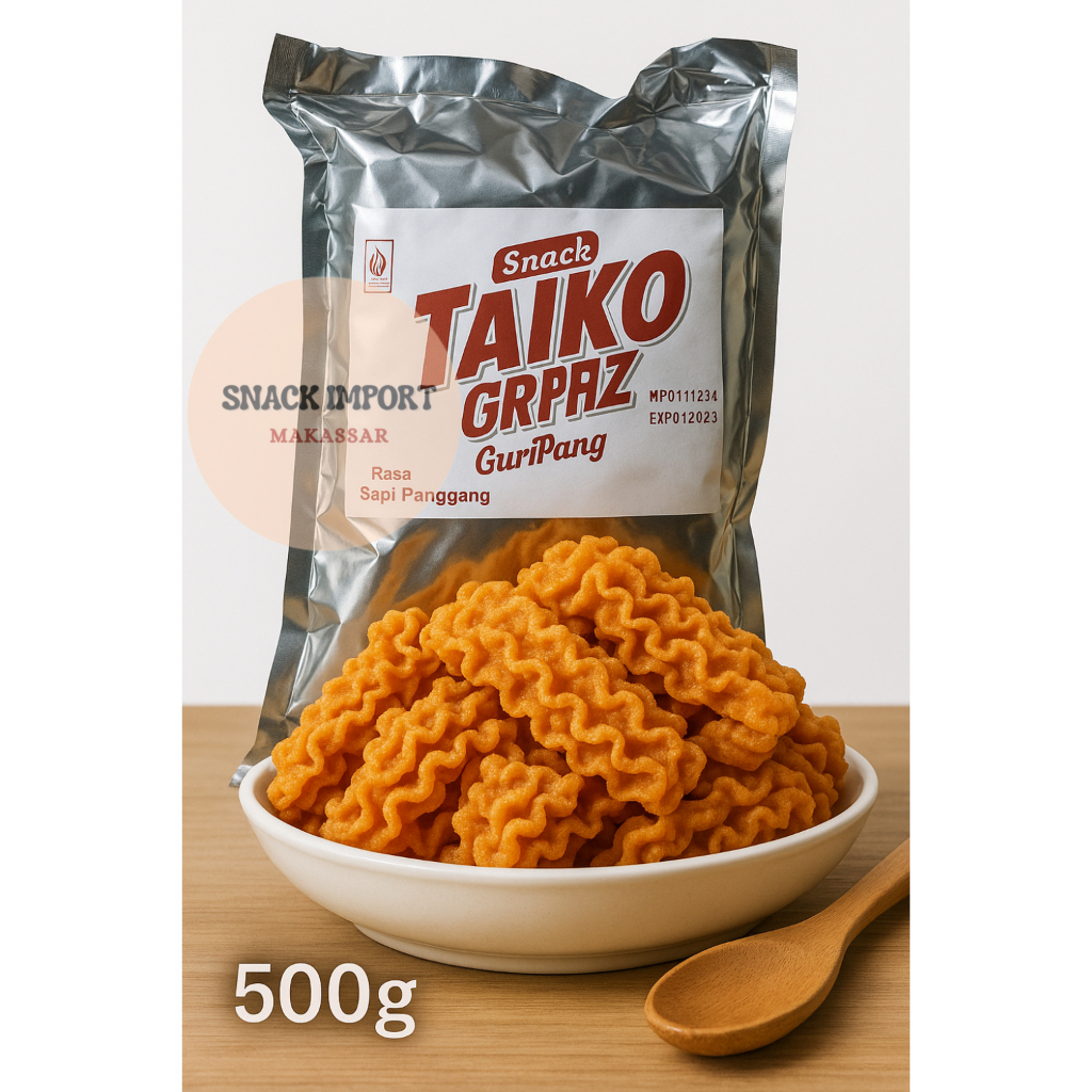 Jual Taiko Kreez cemilan viral guripang 500g sweet spicy dan sapi ...