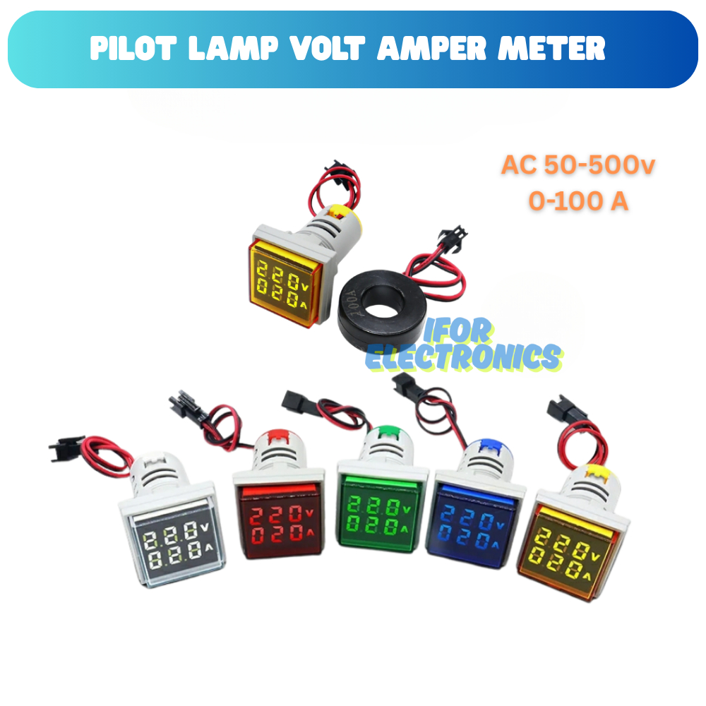 Jual PILOT LAMP DIGITAL VOLTMETER AMPREMETER TYPE AD16-22DVA AS16-22FVA ...