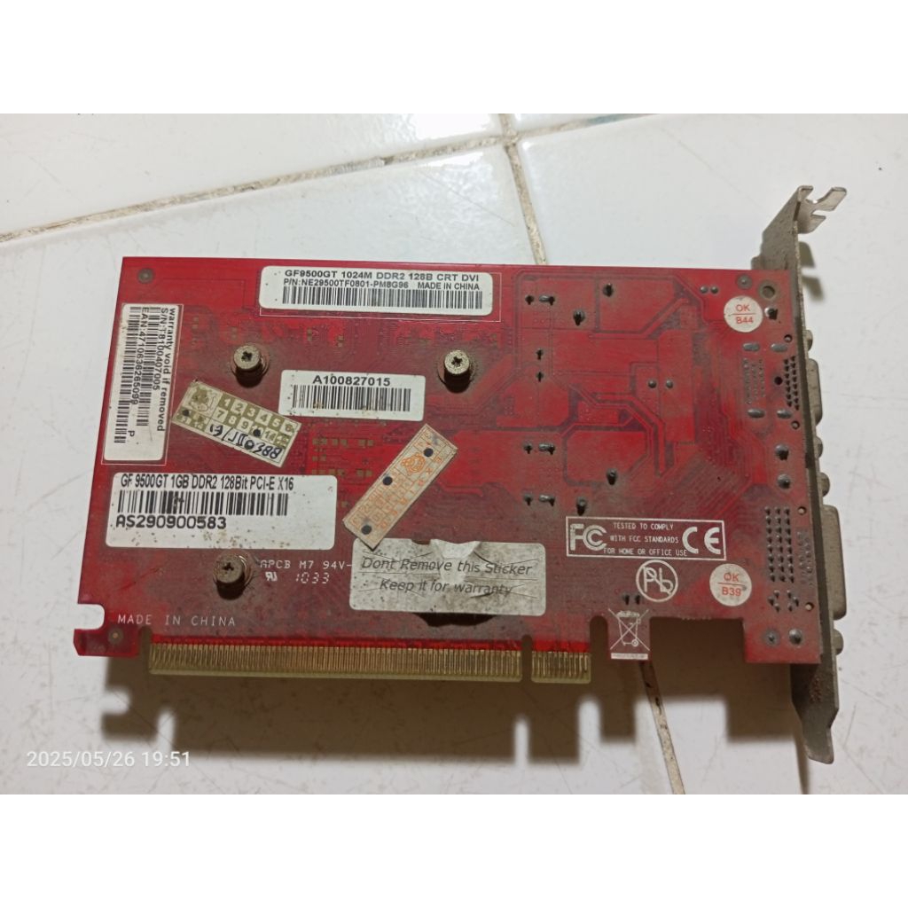 Jual VGA card 1 GB 128 bit gt9500 | Shopee Indonesia
