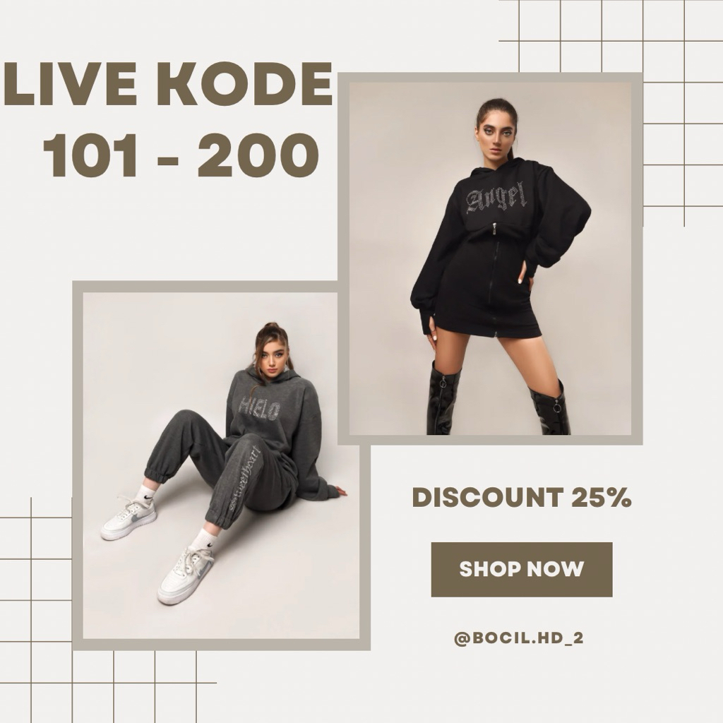 Jual KODE LIVE 101 - 200 | Shopee Indonesia