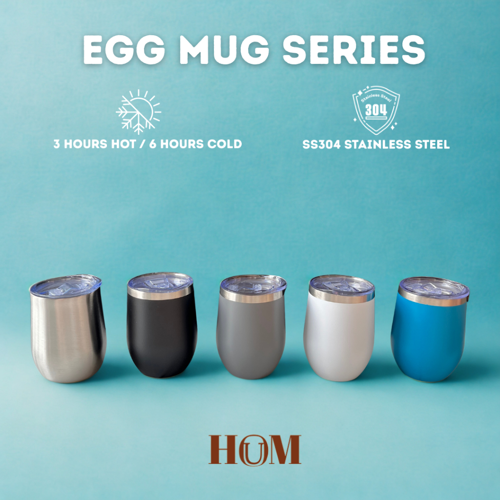 Jual Houm.id - Tumbler Egg Mug Series 500 ML Stainless Steel Termos ...