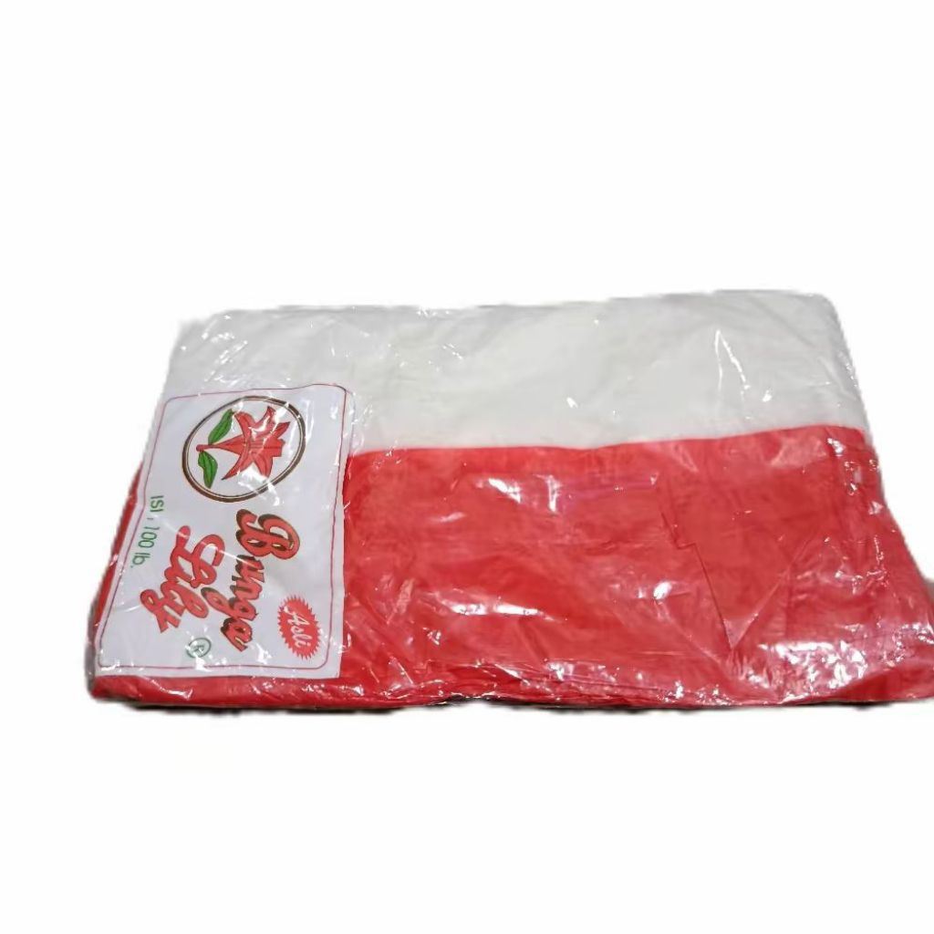 Jual Bendera Plastik Merah Putih Cap Bunga liliy/ Bendera Merah Putih ...