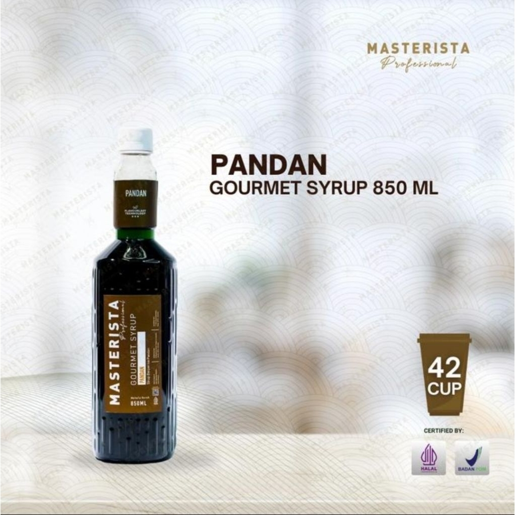 Jual masterista pandan syrup 850ml | Shopee Indonesia