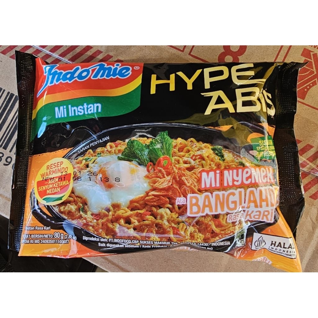 Jual Indomie Mi Nyemek Banglahdese Rasa Kari 80g | Shopee Indonesia