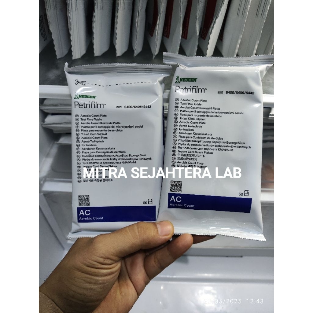Jual NEOGEN Petrifilm Aerobic Count Plate 6400 / 6406 / 6442 50 pcs AC ...