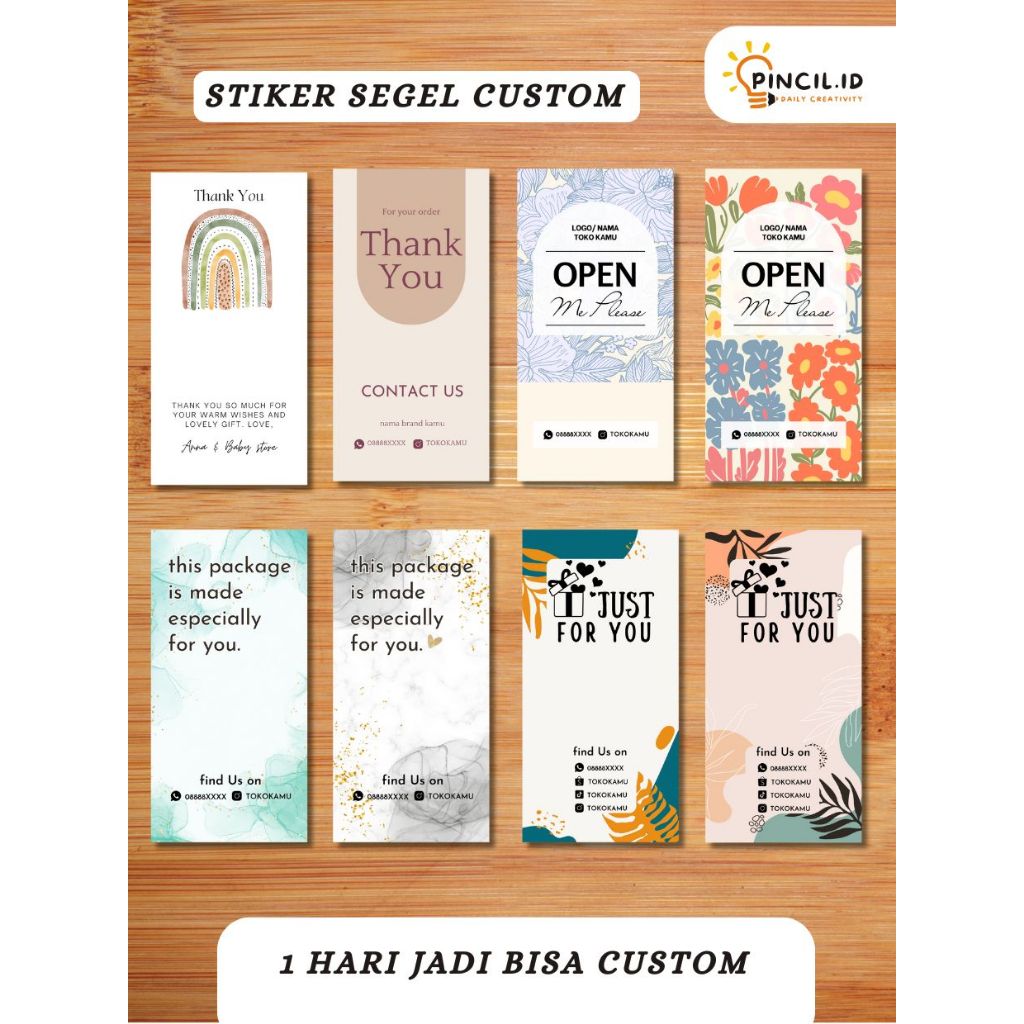 Jual Cetak Stiker Segel Kotak Box , Stiker Segel Packing , Stiker Segel ...