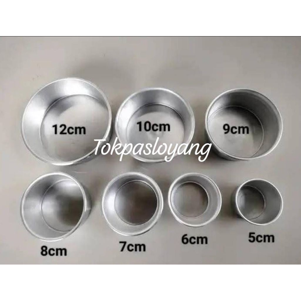 Jual 12pcs Loyang bulat cetakan kue bolu bulat mini | Shopee Indonesia