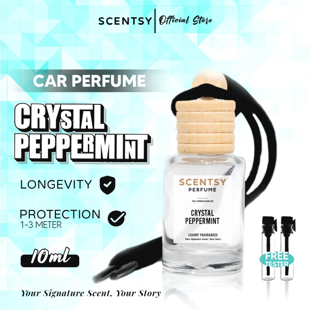 Jual SCENTSY Parfum Mobil CRYSTAL PEPPERMINT Pengharum Anti Mual ...