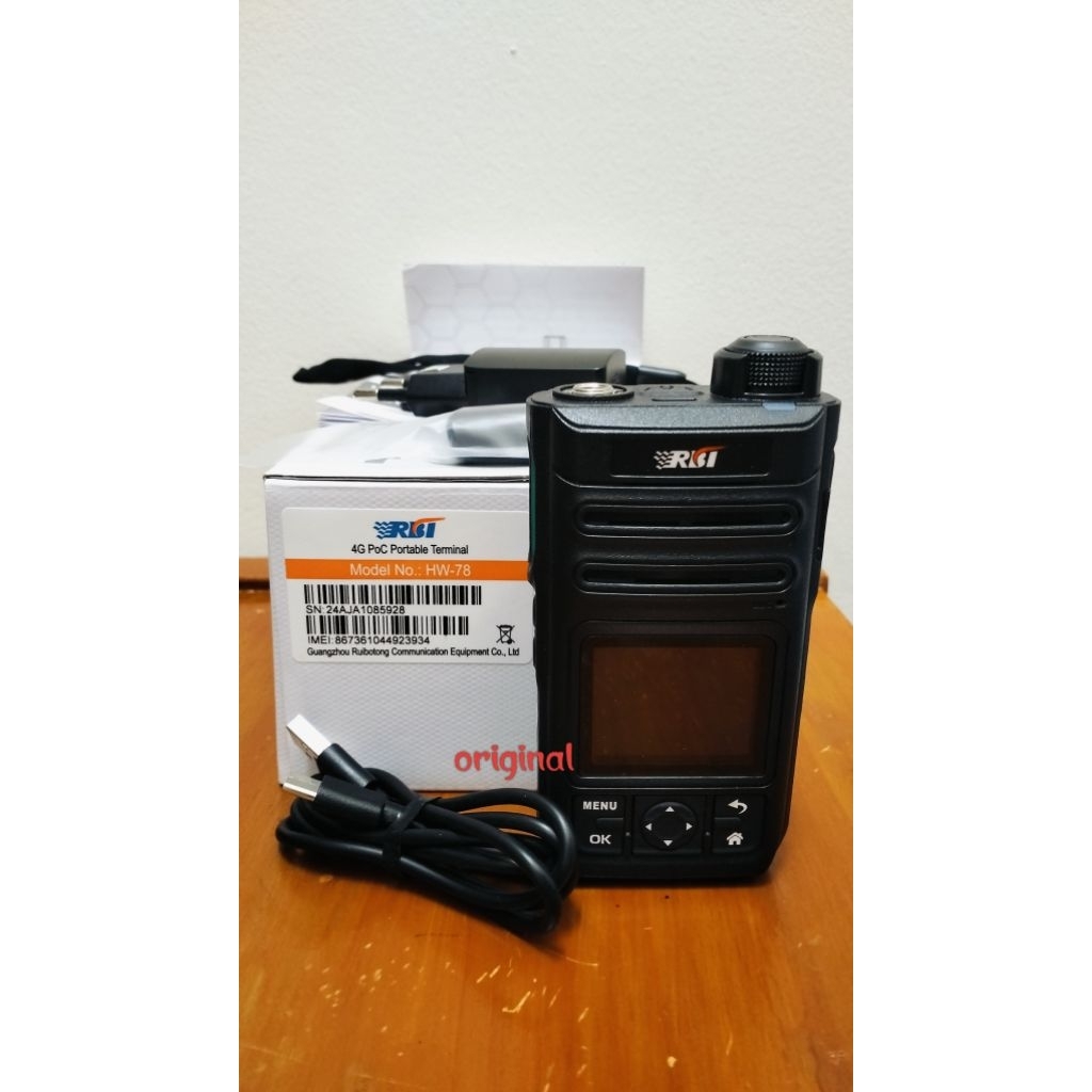 Jual HT POC RBT HW 78 HT POC 4G WIFI BLUETOOTH,GPS,WALKIEFLEET ZELLO ...