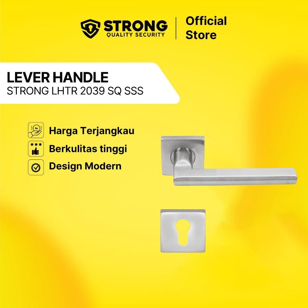 Jual STRONG Handle Pintu Stainless Steel LHTR 2039 SQ SSS | Gagang ...