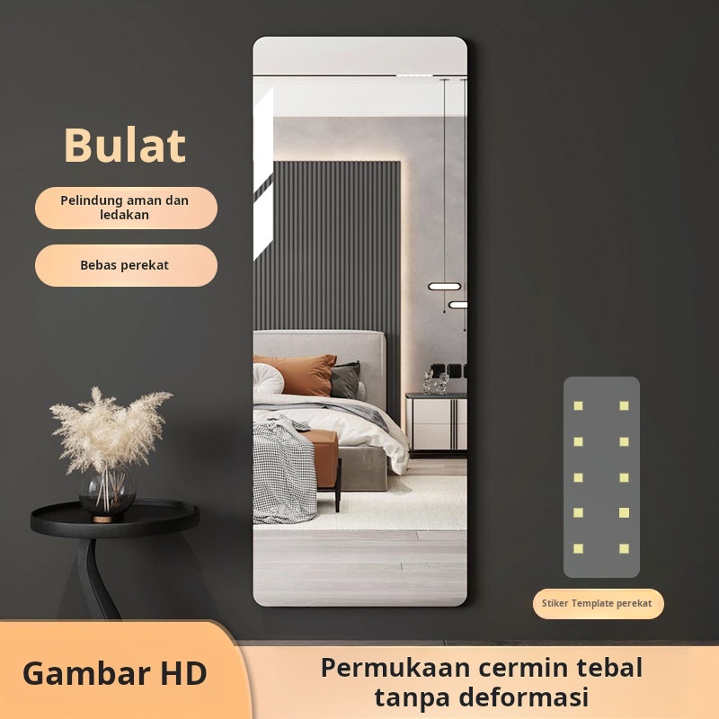 Jual Cermin dinding lembut perekat diri akrilik seluruh tubuh cermin ...