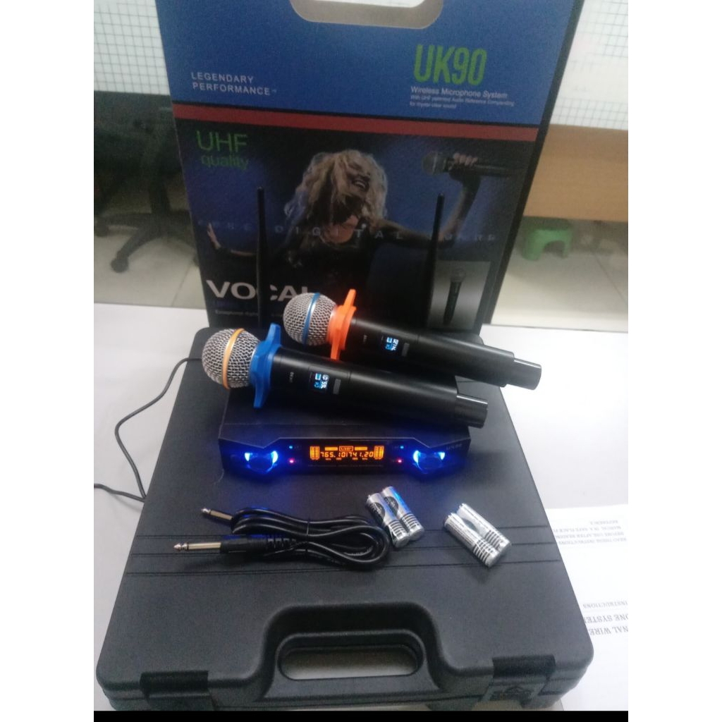 Jual Mic Shure Wireless Uk90 Mikropon Wireless Uk 90 Mikrofon Uk90 | Shopee Indonesia
