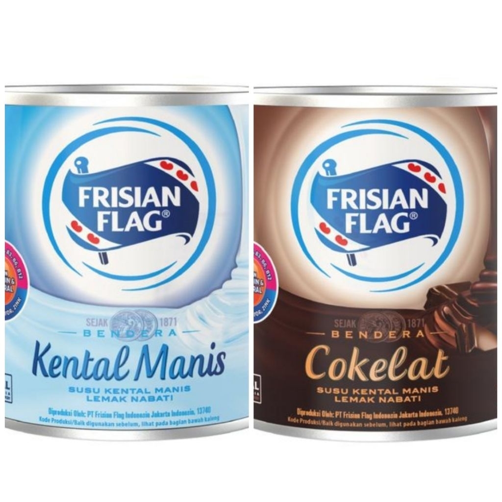 Jual Susu Bendera Kental Manis Frisian Flag Kaleng 370gr Putih ...