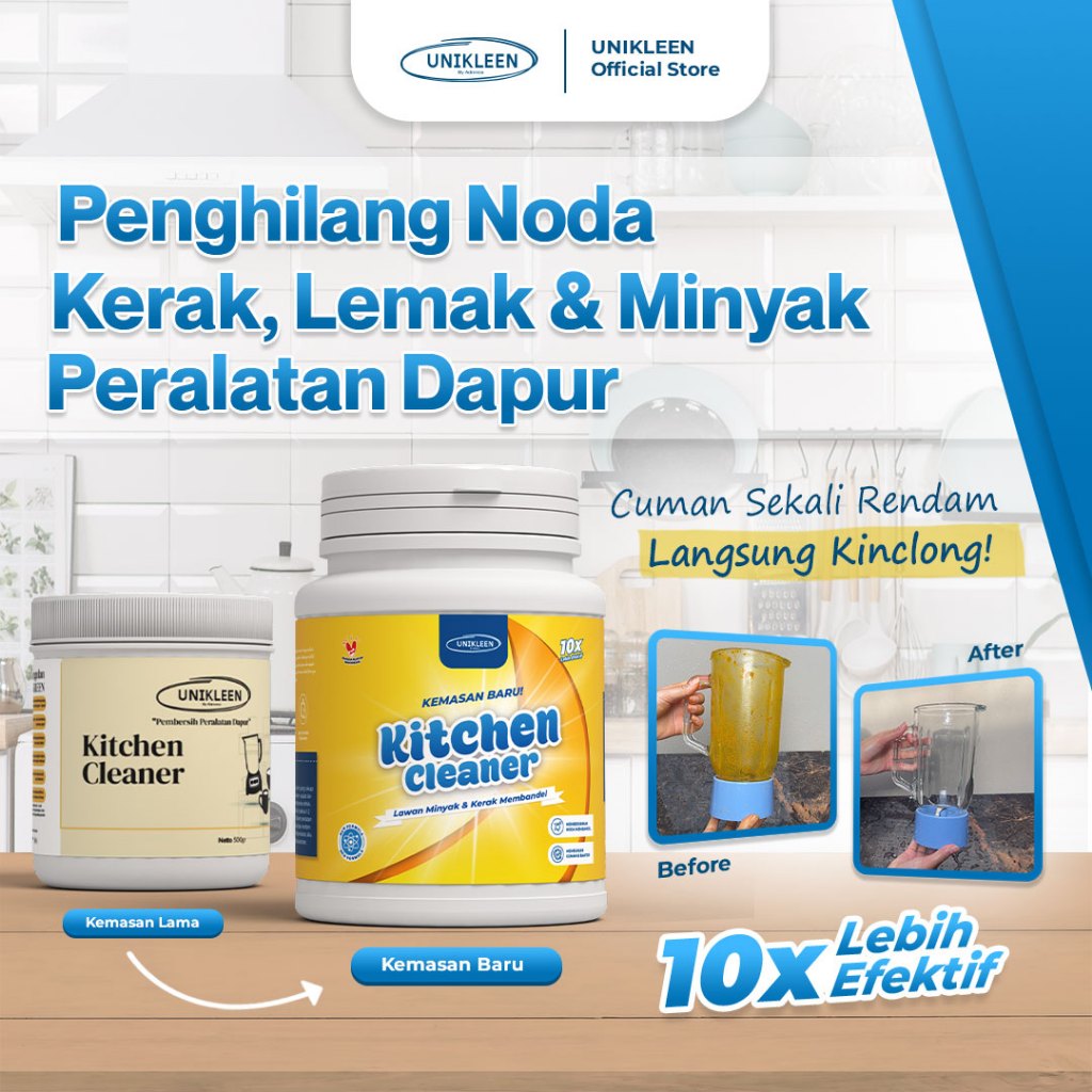 Jual UNIKLEEN penghilang noda peralatan dapur / penghilang kuning ...