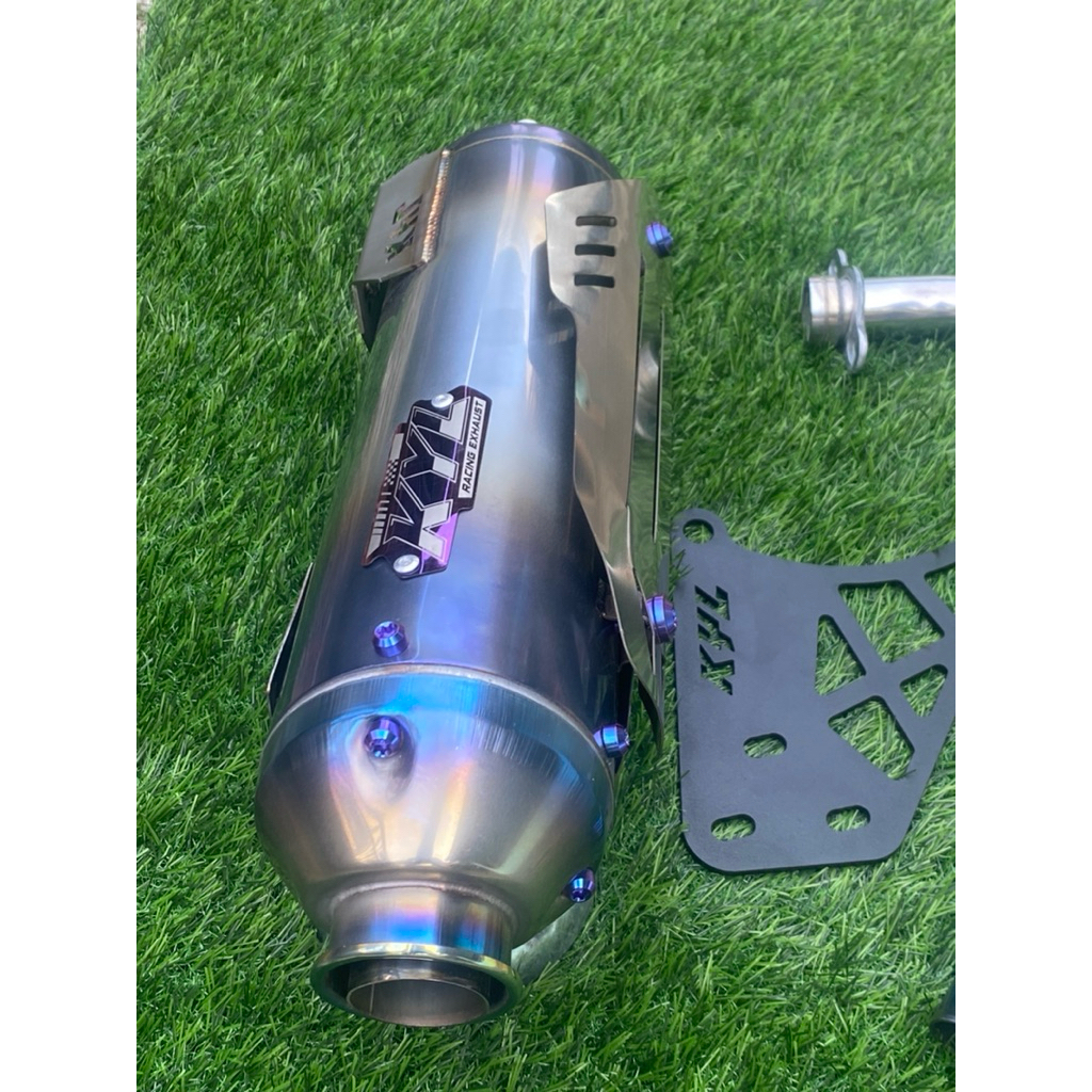 Jual knalpot standar racing V2 kyl racing exhaust | Shopee Indonesia