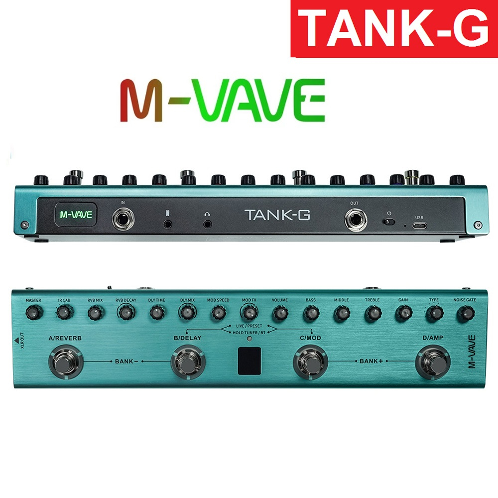 Jual MVAVE TANK Guitar Multi Effect GM-VAVE Tank-G Efek Gitar Pedal ...