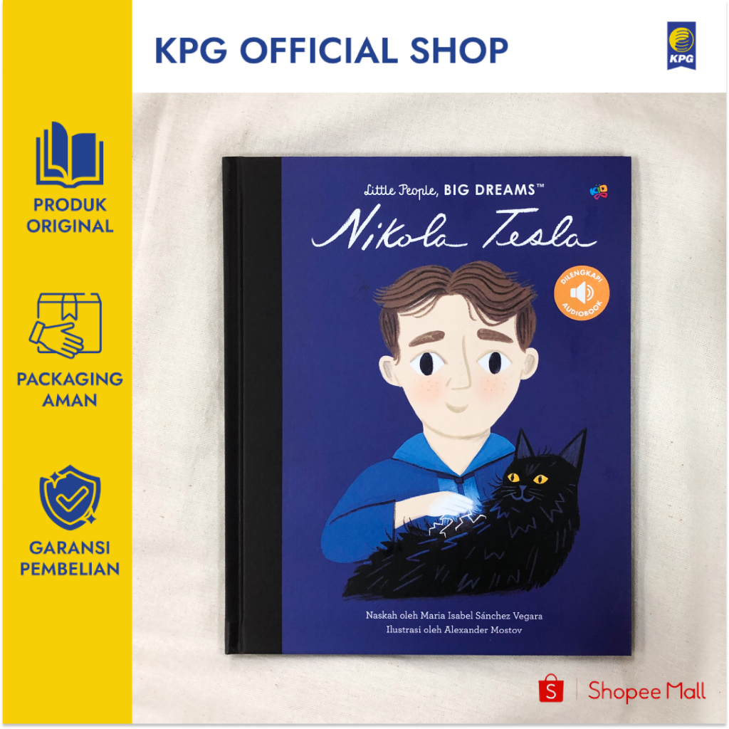 Jual KPG - Little People Big Dreams: Nicola Tesla (Maria Isabel Sanchez ...