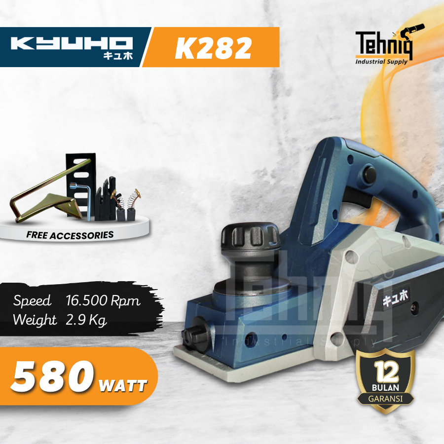 Jual Kyuho K282 Mesin Ketam Serut Besi Kayu Listrik Power Planer Drill ...
