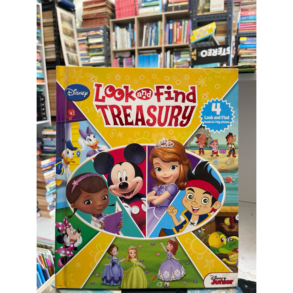 Jual BUKU DISNEY LOOK AND FIND TREASURY 4 LOOK AND FIND BOOKS IN 1 BIG ...