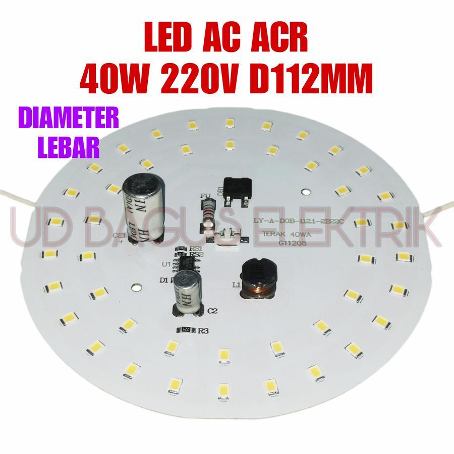 Jual PCB LED AC ACR 40W LEBAR 220V DIAMETER 112MM BERKUALITAS | Shopee ...