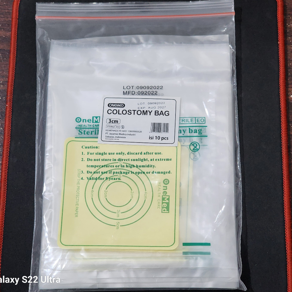 Jual DISPOSABLE COLOSTOMY BAG NO. 3 ONEMED ISI 10 PCS / KANTONG ...