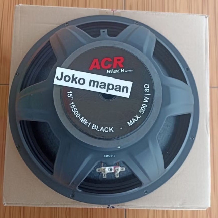 Jual Speaker ACR 15 INCH 15500 MK-1 BLACK SERIES 500W / Speaker 15 inch ...