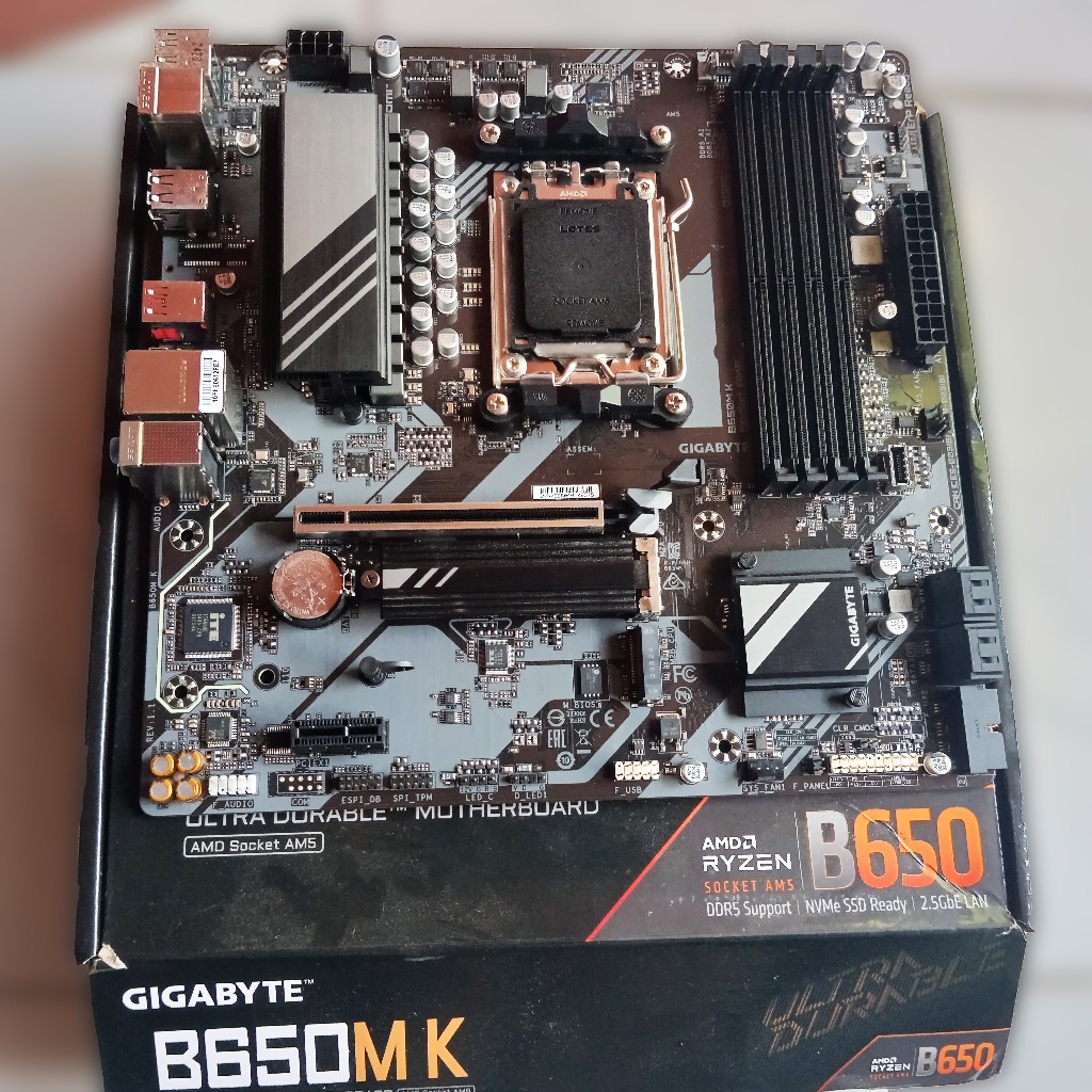 Jual Motherboard Gigabyte B650M K - AM5 AMD B650 DDR5 USB3.2 Type-C ...