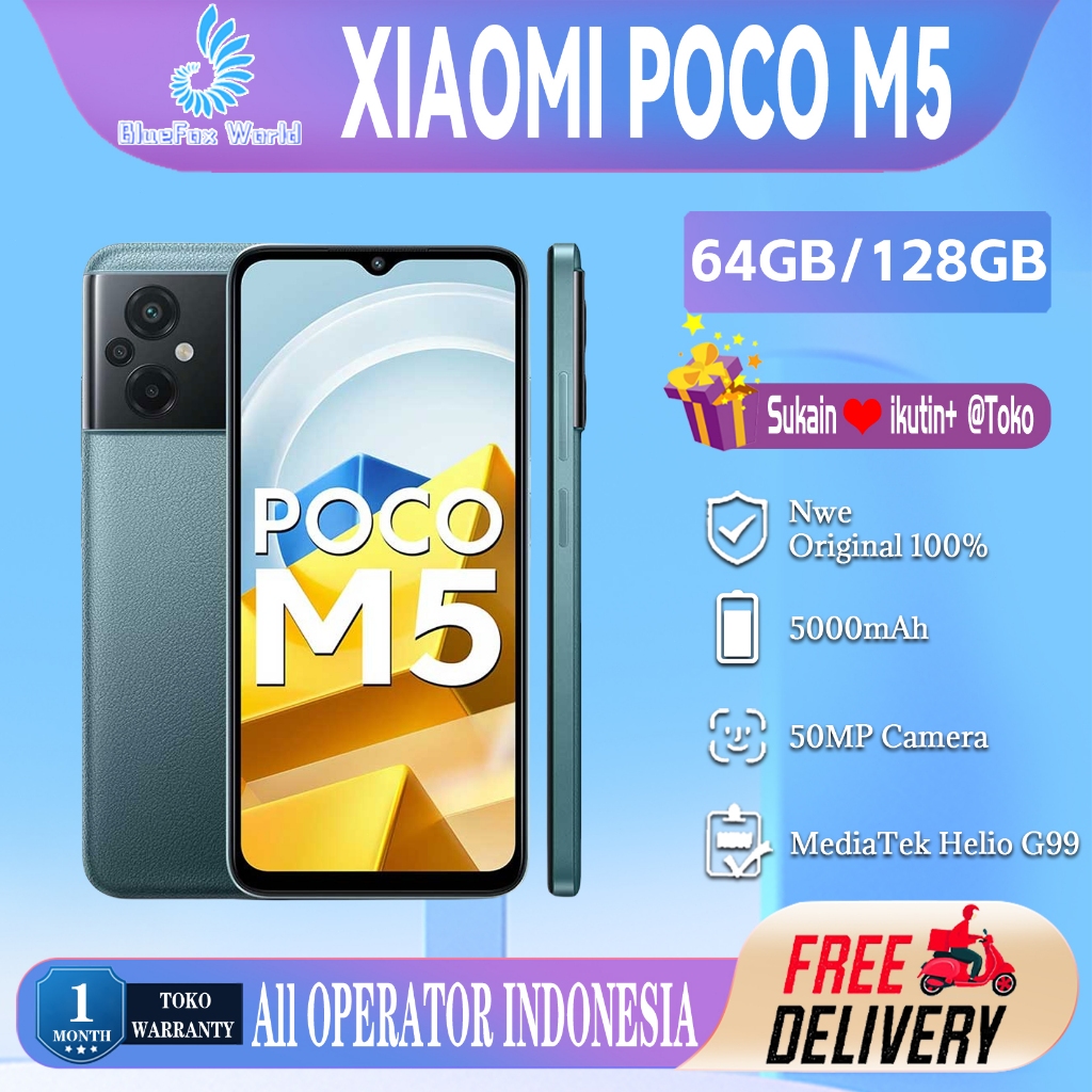Jual XIAOMI POCO M5 | POCO M5s NEW ORIGINAL100% INTER Sinyal Permanen 4 ...