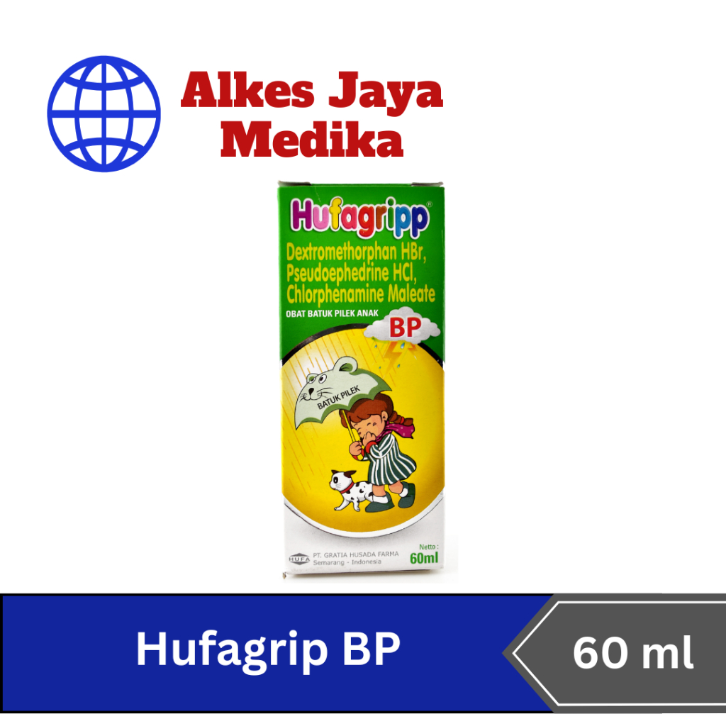 Jual Hufagrip BP 60ml - obat batuk pilek anak | Shopee Indonesia