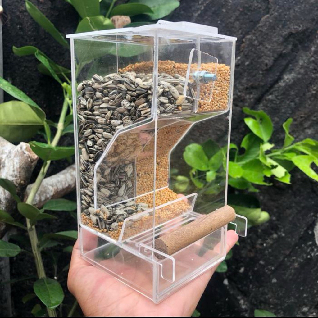 Jual DISPENSER PAKAN BURUNG PARROT TEMPAT MAKAN BURUNG CONURE FALK FINCH PARKIT DLL | Shopee ...