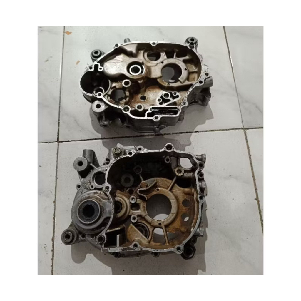 Jual Crankcase blok mesin krengkes kalter nomor kanan kiri yamaha vega lama crypten kode 4ST ...