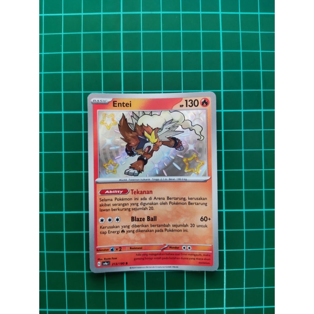 Jual Entei Baby Shiny TCG Pokemon Indonesia | Shopee Indonesia