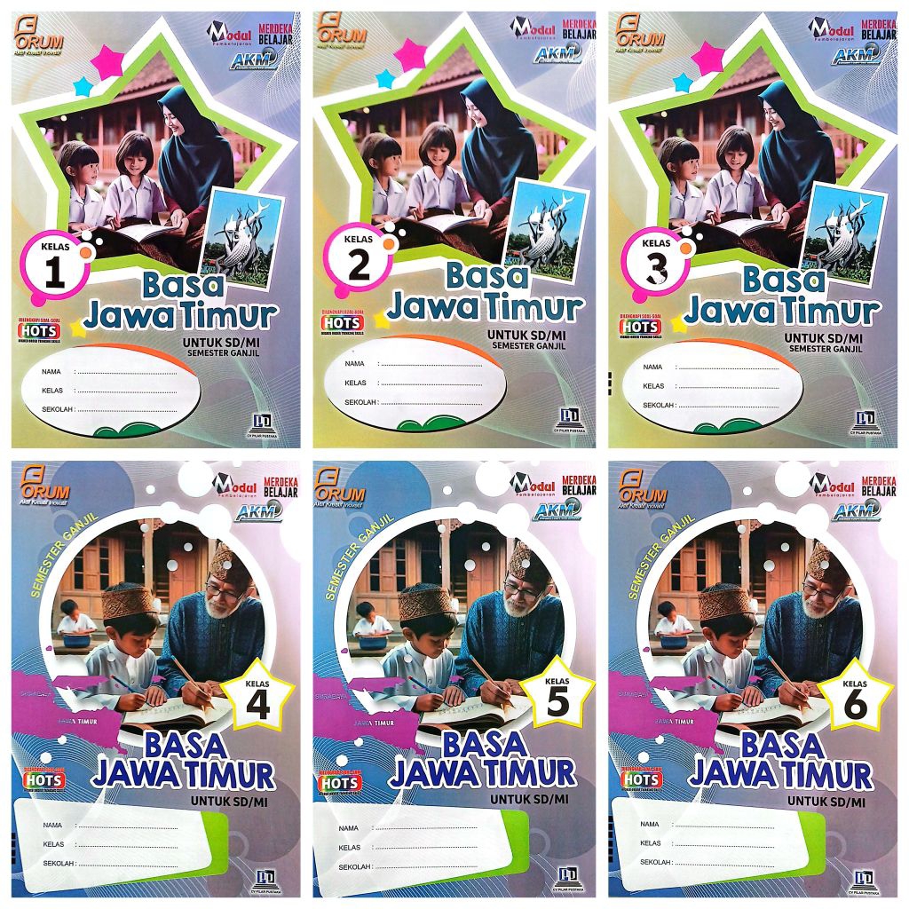 Jual LKS SD MI BAHASA JAWA TIMUR KELAS 1 2 3 4 5 6 SEMESTER 1 GANJIL TA.2025-2026 KURIKULUM ...