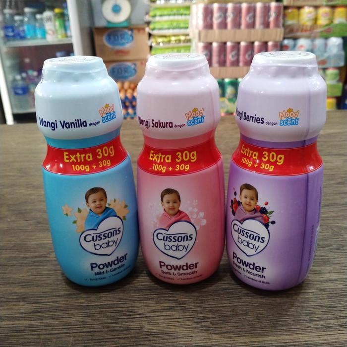Jual 4 PCS CUSSONS BABY POWDER / BEDAK BAYI CUSSONS 100g + 30g | Shopee ...