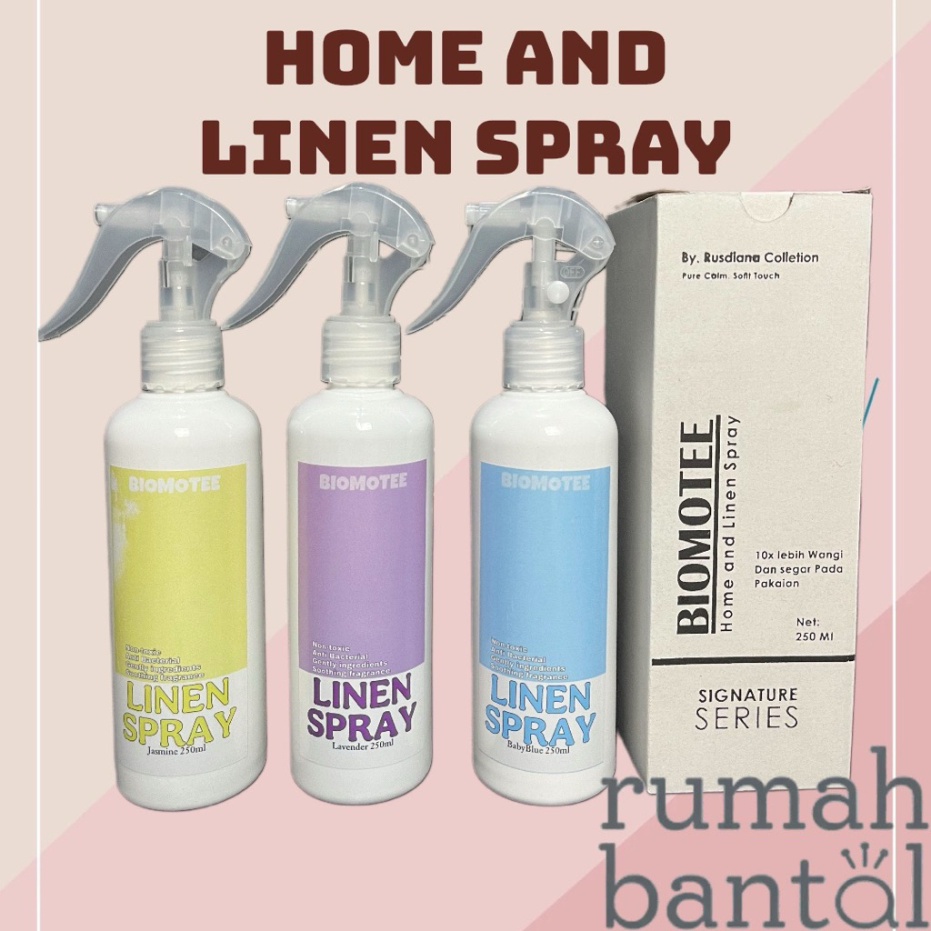 Jual 250ml Linen spray cutton Spray Organik Aroma Fresh Cotton ...