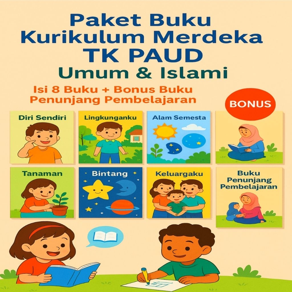 Jual Buku Kurikulum Merdeka TK PAUD Lengkap – Tema Lengkap & Sesuai Standar Kemendikbud | Shopee ...