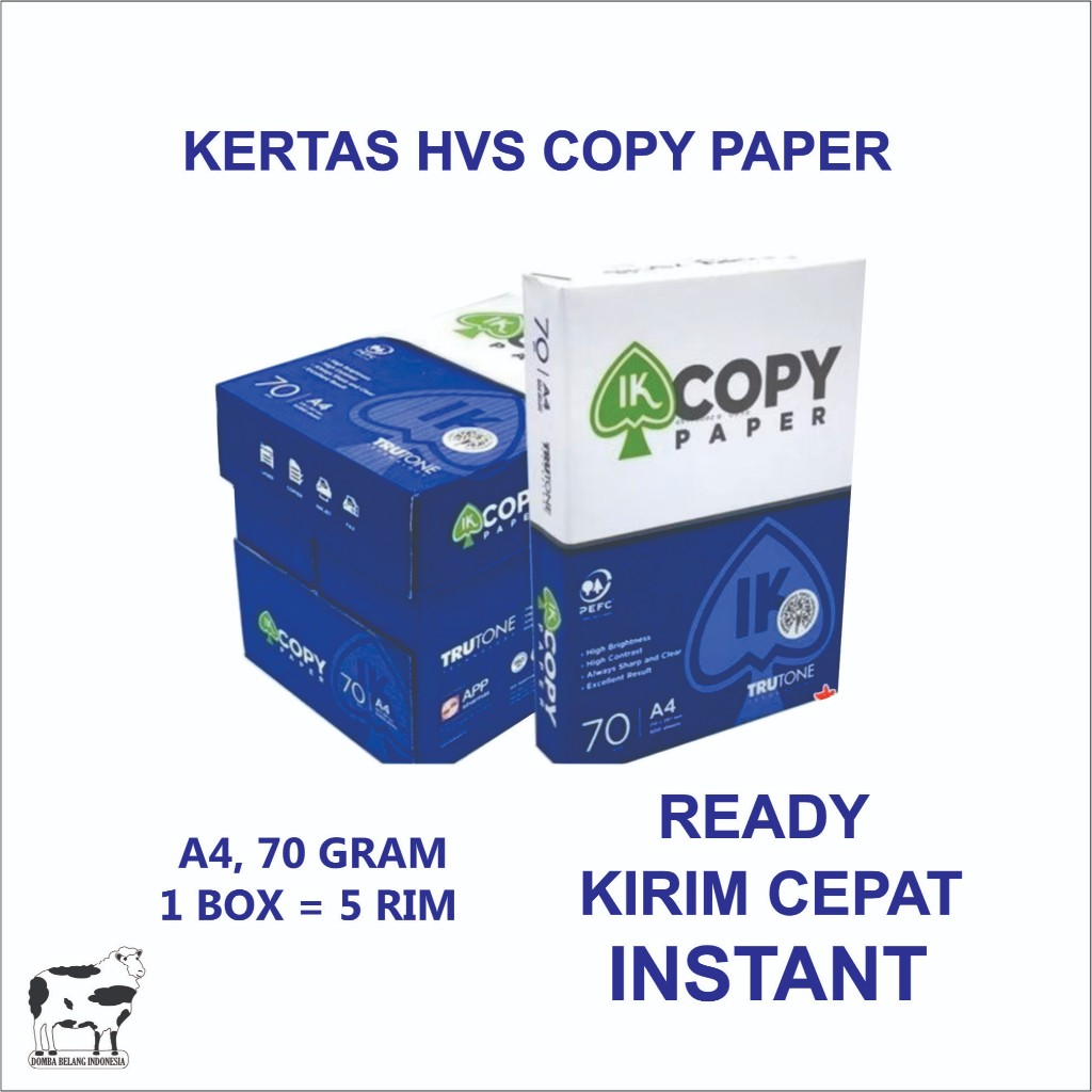 Jual Kertas HVS A4 70 Copy Paper 1 Box (Print dan foto copy kantoran ...