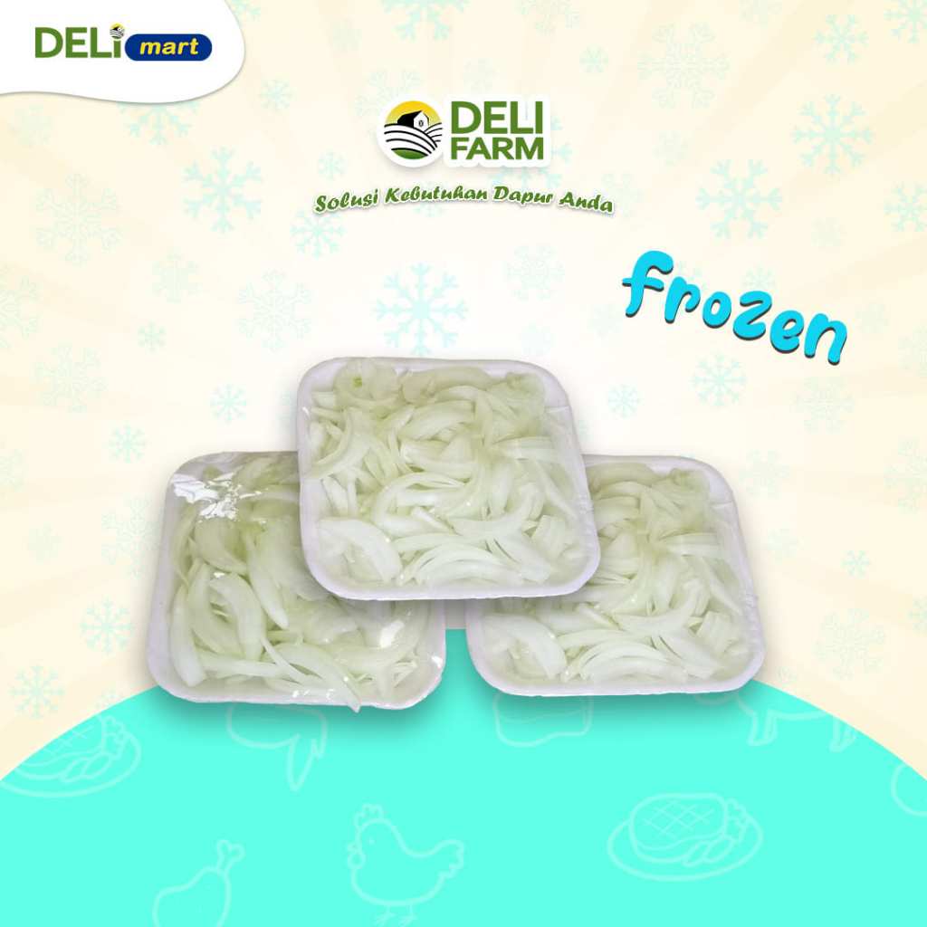Jual Deli Mart [Khusus INSTAN Medan] Bombay Kupas Iris Frozen by Deli ...