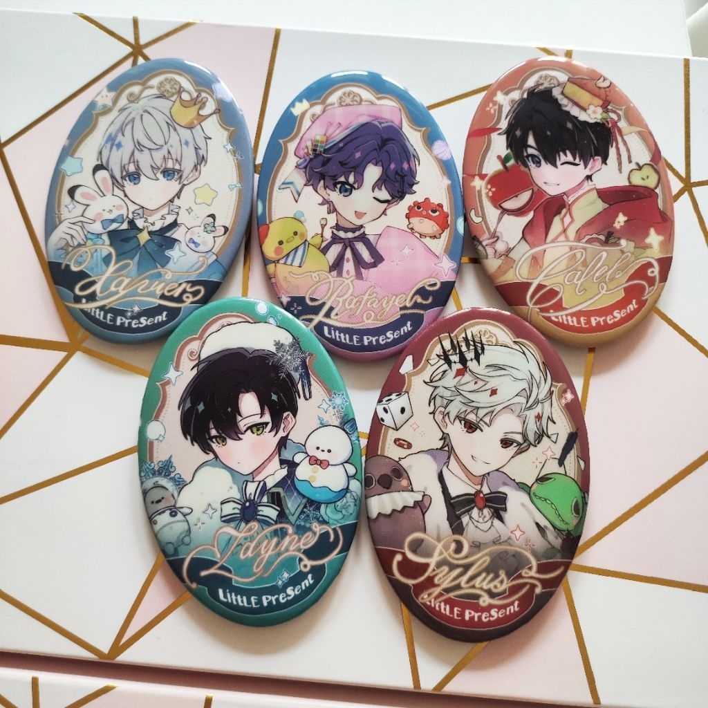 Jual Merchandise Pin Besar Jumbo Badge Oval Love and Deepspace LADS ...