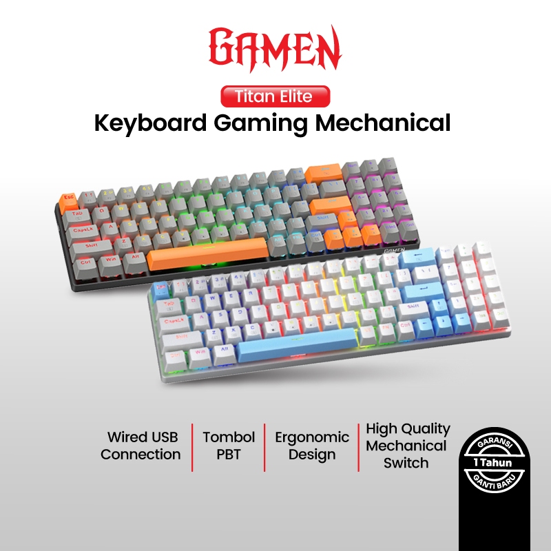Jual GAMEN Titan Elite Keyboard Gaming Mechanical RGB Black Myth Wukong ...