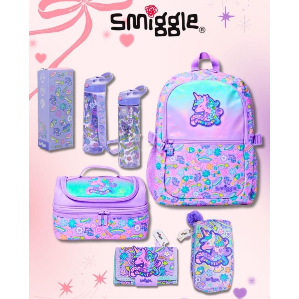 Jual SMIGGLE SET UNIBGOOD VIBES SET LARGE BACKPACK SMIGGLE | Shopee ...